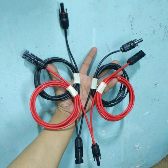 Jual 1 Set MC4 Connector Konektor Cabang 2 2In1 Solar Panel Kabel 4 ...