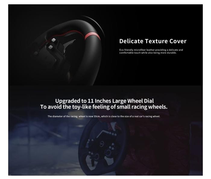 Jual Pxn V12 Cw Direct Drive Gaming Steering Wheel Force Feedback Stir Game - Pxn12cwbraket Di ...