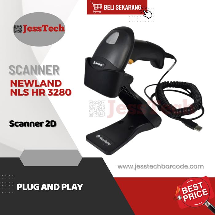 Jual NEWLAND HR-3280 SCANNER BARCODE 2D HR 3280 - USB - 2D - Kota ...