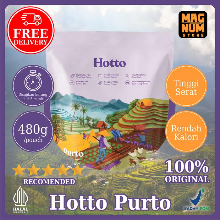 Jual Hotto Purto Multigrain With Purple Potato 1 Pouch - Kota Surabaya ...