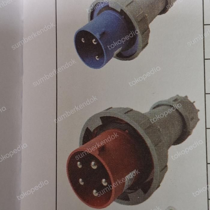 Jual INDUSTRIAL STRAIGHT PLUG 16A 4PIN 3P + E IP67 MALE CONECTOR 4P ...