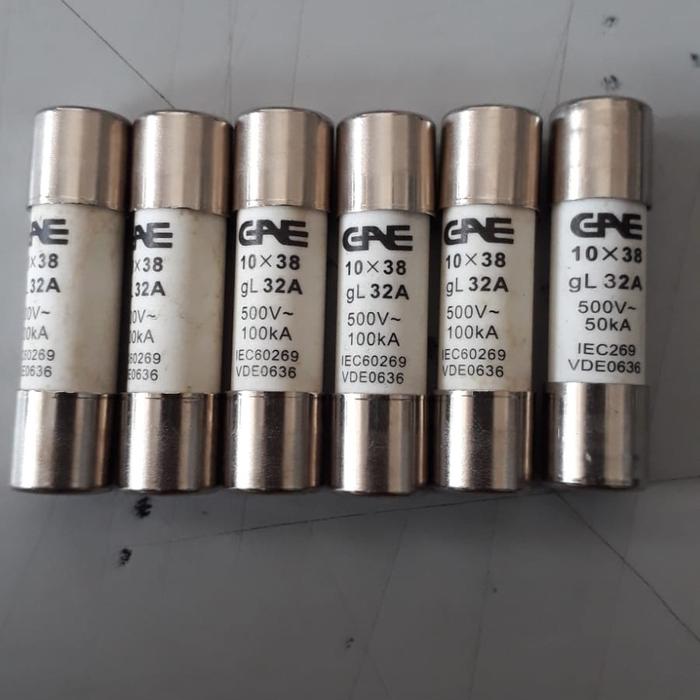 Jual Fuse Keramik GAE 10x38 gL 32A 500V 100kA GAE Germany 10×38 32A 500V - Jakarta Barat - Uli ...