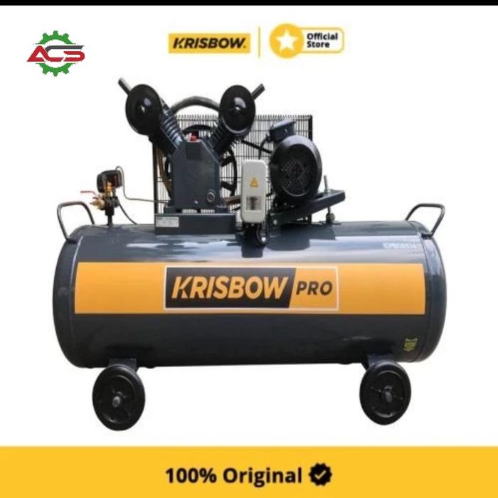 Jual Krisbow Compressor kompresor angin 5.5HP 340L 10B 3P CPBD0534 ...