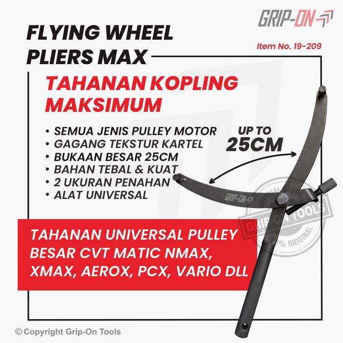 Jual GRIP-ON FLYING WHEEL PLIERS MAX TAHANAN PULLEY BESAR CVT MATIC 25 ...