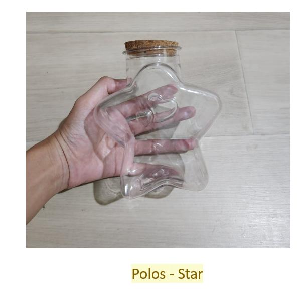 Jual Bottle Wishing Glow In The Dark Bentuk Star Botol Bintang Origami ...
