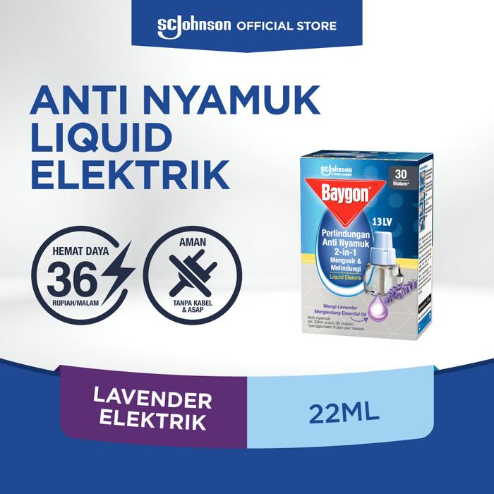 Jual Baygon Liquid Electric Refill Lavender 22ml - - SC Johnson ID | Tokopedia