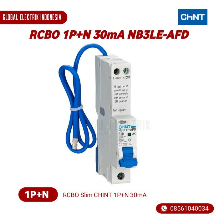 Jual RCBO Slim NB3LE-AFD 1P+N 16A 30mA CHINT ORIGINAL - Jakarta Barat - Global Elektrik ...