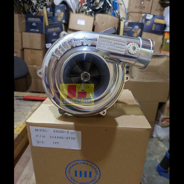 Jual TURBOCHANGER TURBO HITACHI EX200-2 EX200-3 6BD1 114400-2720 ...