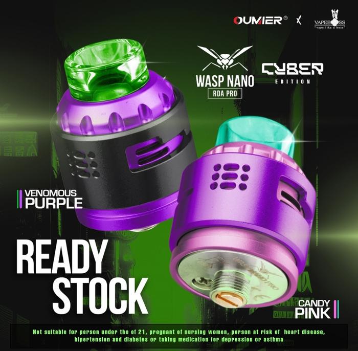 Jual RDA Wasp Nano Pro Cyber Edition Authentic By Oumier Vape - Kota ...