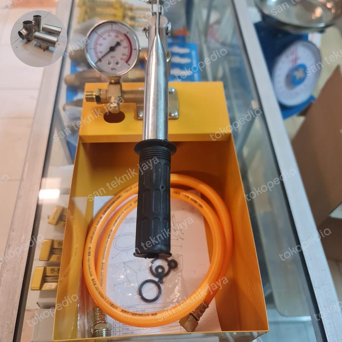 Jual ALAT TEST PUMP MANUAL 25KG/BAR TEKANAN PIPA VALVE PRESSURE TEST ...