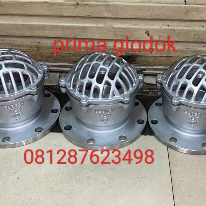 Jual Foot valve stainless 6inch/foot valve cf8 10k 6"/foot valve ss304 ...