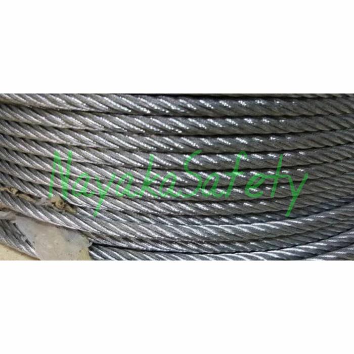 Jual Wire Rope Galvanized 12mm DSR Sertifikat 6x36 Per Meter - Kota ...