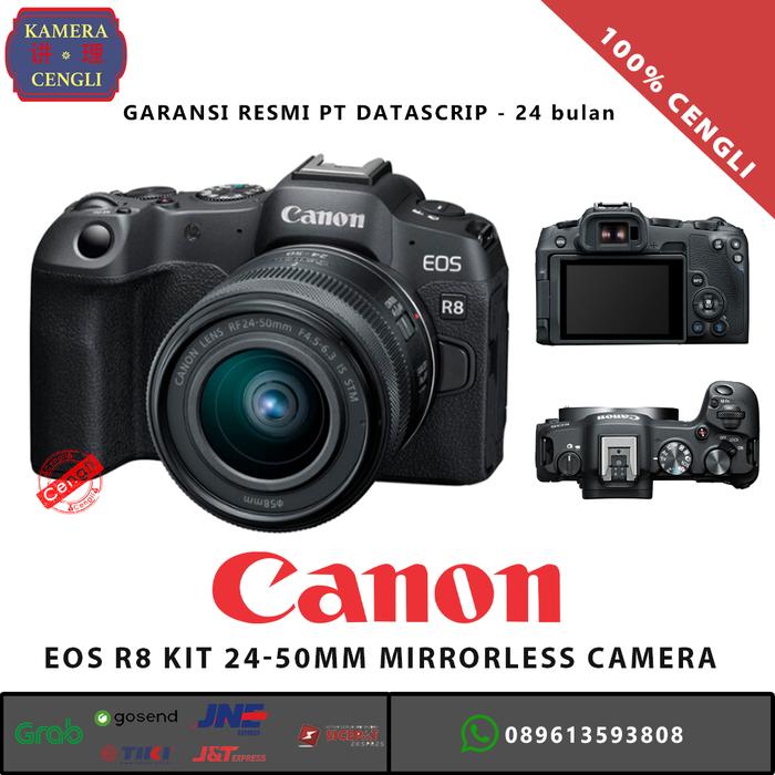 Jual Canon EOS R8 Kit 24-50mm Mirrorless EOS R 8 24-50MM GARANSI RESMI ...