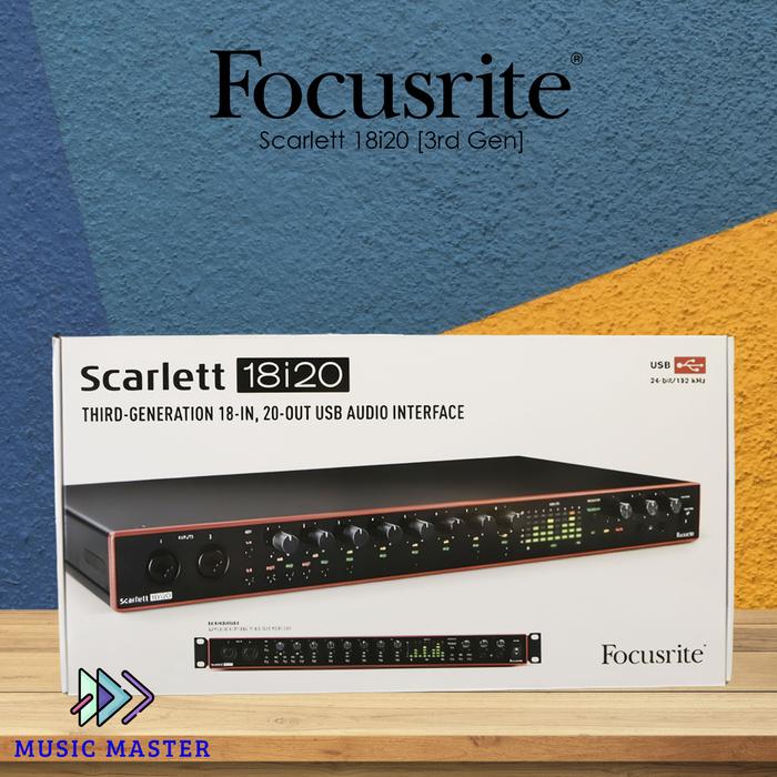 Jual Focusrite Scarlett 18i20 3rd Gen USB Audio Interface - Kab. Bekasi ...