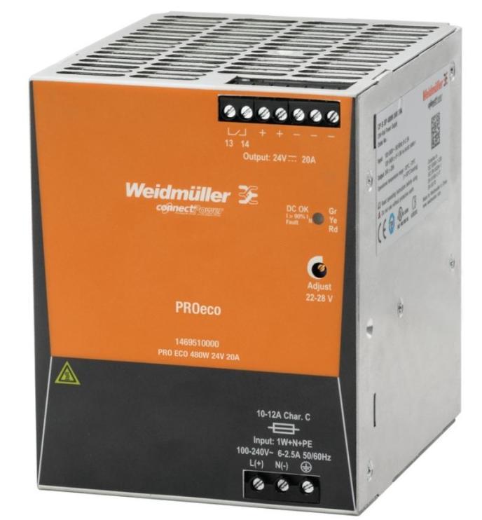 Jual Power Supply Weidmuller Pro Eco 480W 24V 20A - Jakarta Selatan ...