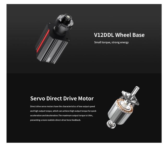 Jual Pxn V12 Cw Direct Drive Gaming Steering Wheel Force Feedback Stir ...