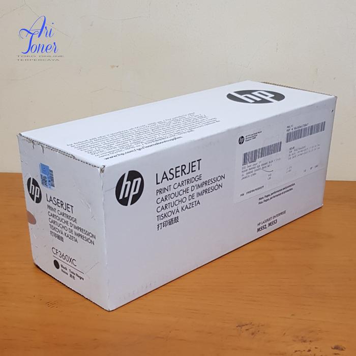 Jual Toner catridge hp laserjet cf360xc black dan color original ...