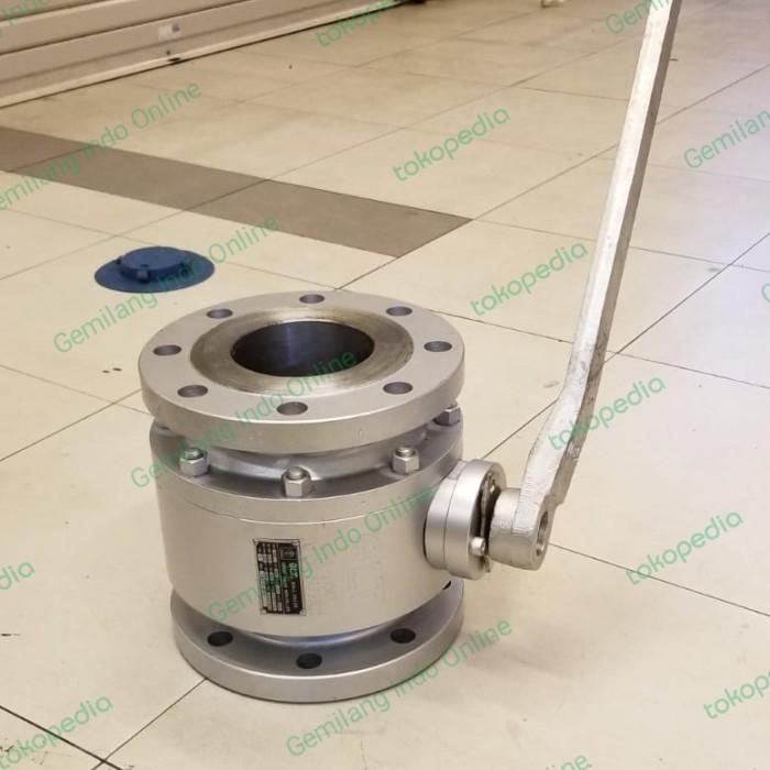 Jual Union Floating Ball Valve 4" Inch DN 100 Ansi 300 A 105 GLT besi ...