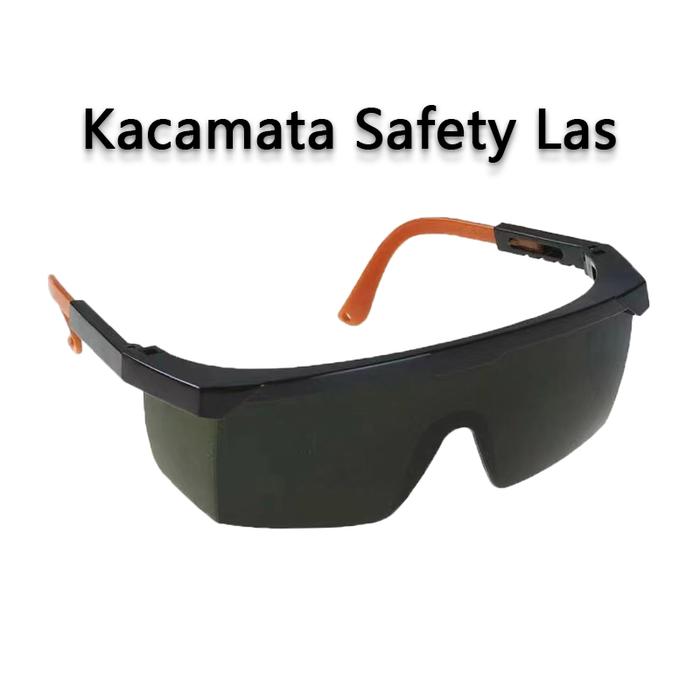 Jual Kacamata Safety Las Hitam Pekat /Goggles / Glasses Kacamata ...