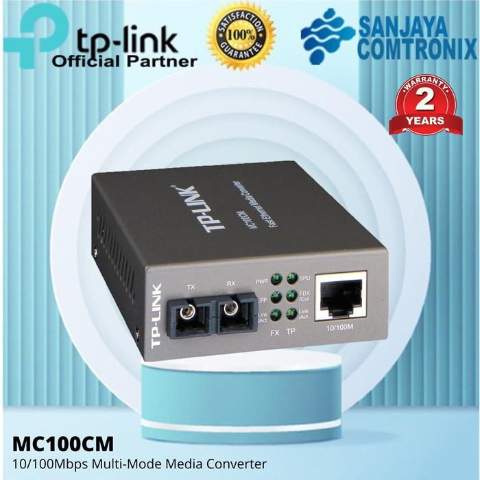 Promo TP-LINK MC100CM 10/100Mbps Multi-Mode Media Converter - Jakarta ...