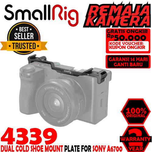 Jual SMALLRIG DUAL COLD SHOE MOUNT PLATE FOR SONY A6700 4339 -GARANSI ...