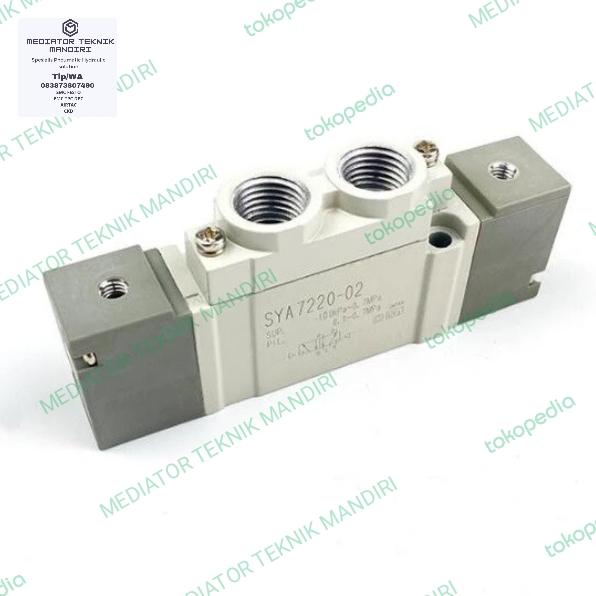 Jual SOLENOID VALVE SMC AIR OPERATED PILOT VALVE SMC SYA7220-02 - Jakarta Barat - MEDIATOR ...