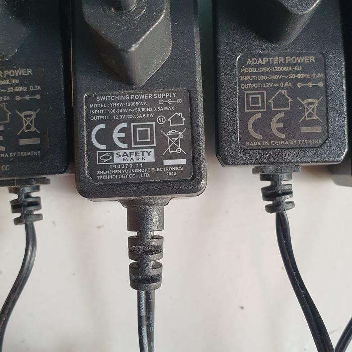 Jual Adaptor 12volt 0,5 ampere stb.ont.cctv.ledstrip.router ORIGINAL ...