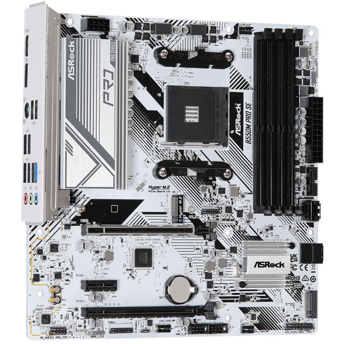 Jual Asrock B550m Pro Se White Ddr4 Amd B550 Am4 Motherboard Di Seller ...