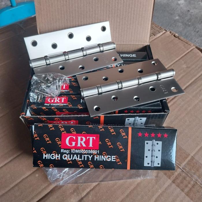 Jual Engsel Pintu Tebal 5" Sn / Engsel Pintu / Jendela GRT 5" Sn ...
