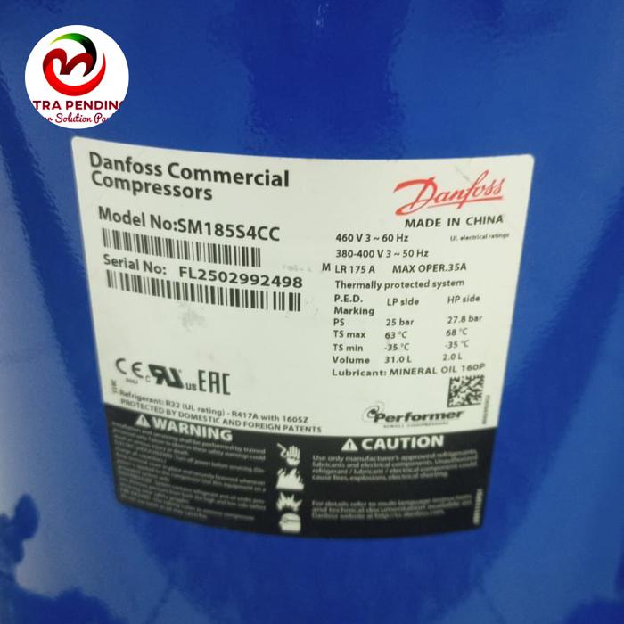 Jual Compressor Danfoss SM185S4CC ORIGINAL - Jakarta Barat - Mitra ...