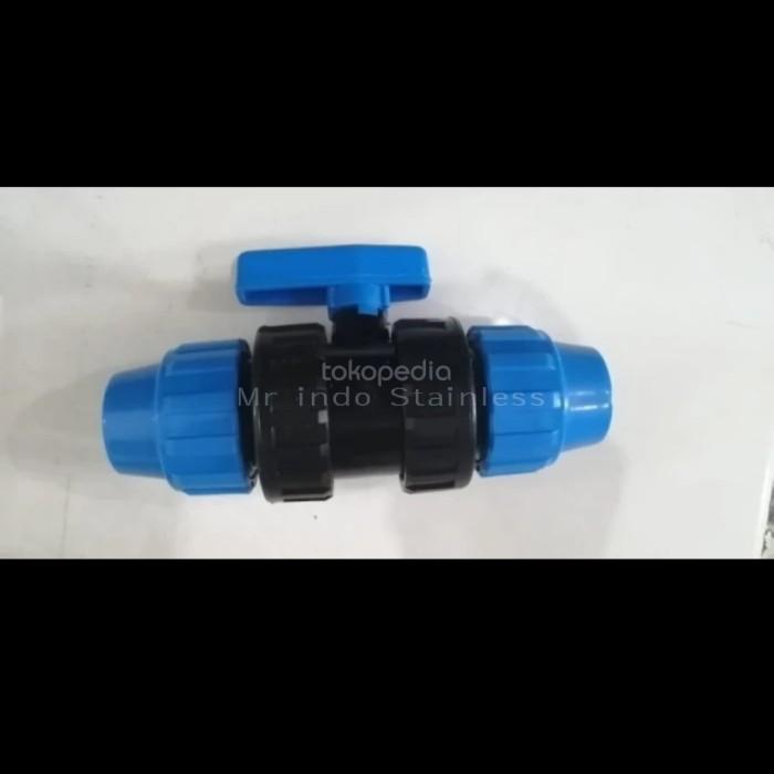 Jual Ball Valve HDPE 1" Inch / Ball Valve pvc full comppresion ...