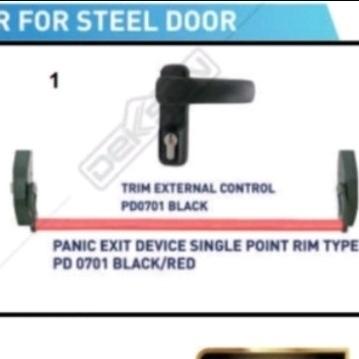 Jual Panic Bar Dekson Pintu Darurat Dekson PD0701 Black Red - Jakarta ...