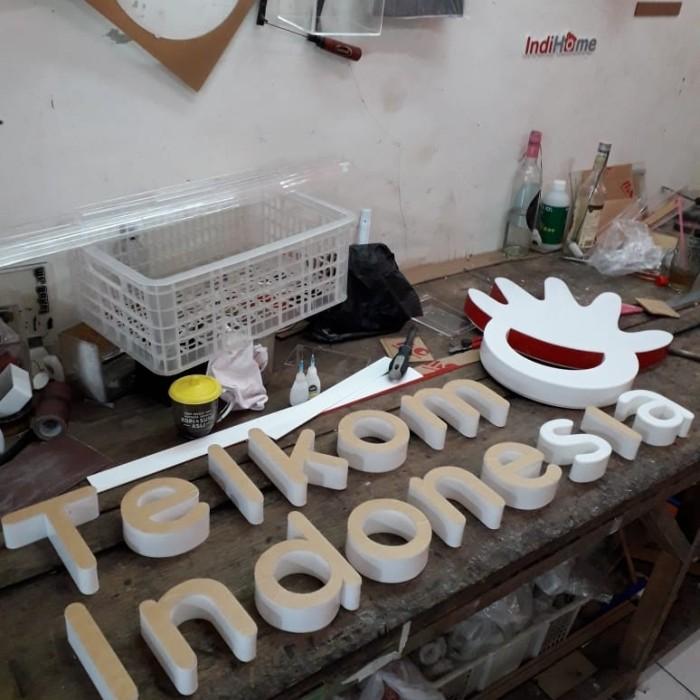 Jual HURUF TIMBUL 3D ACRYLIC TANPA LED LETTER SIGN NEON BOX AKRILIK ...