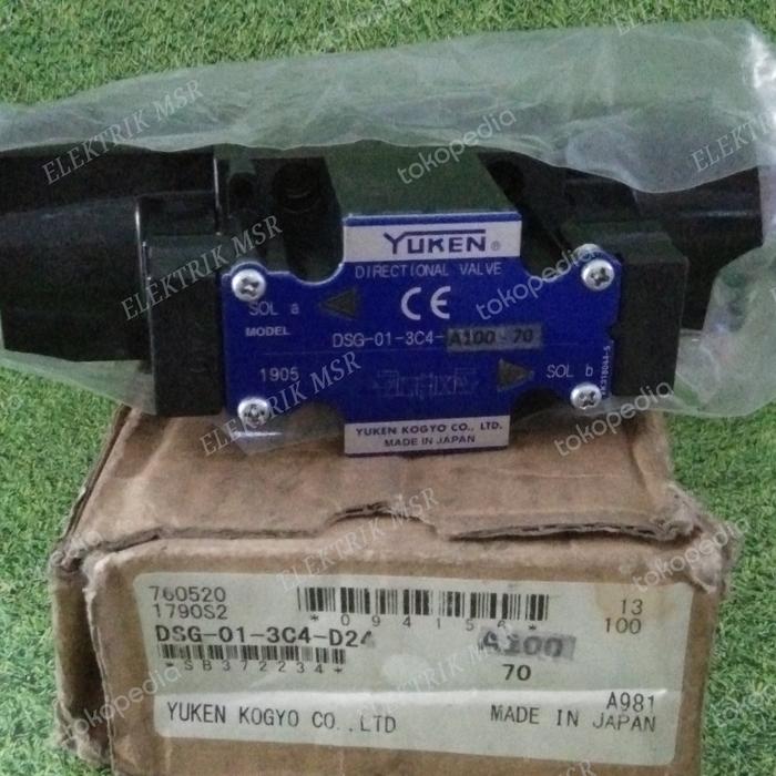 Jual DIRECTIONAL SOLENOID VALVE SIZE 01 YUKEN KOGYO DSG-01-3C4-A100-70 - Jakarta Barat ...