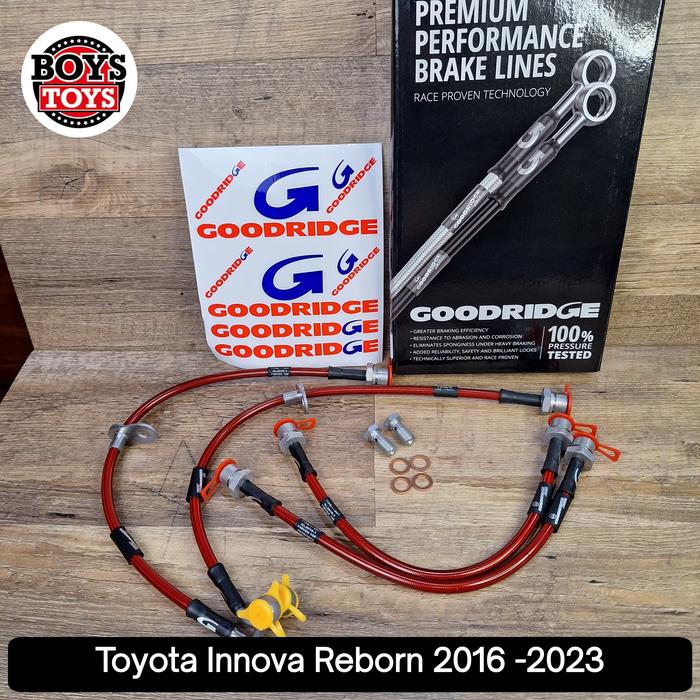 Jual Selang Rem Toyota Innova Reborn 2015 - 2023 Goodridge Brake Lines ...