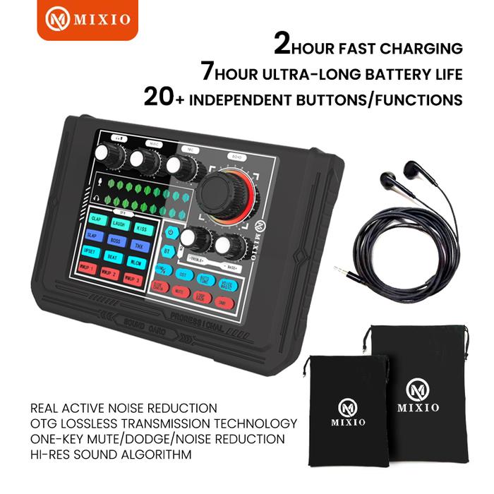 Promo MIXIO TL-32 Live Soundcard Live Audio Mixer Recording Bluetooth ...