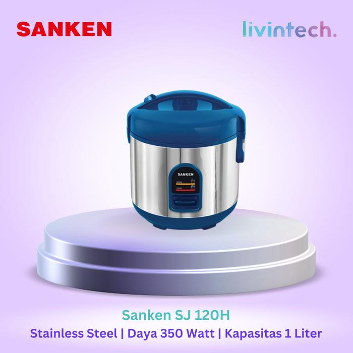 Jual Sanken Magic Com SJ-120H Stainless Rice Cooker 1 Liter - Kota ...
