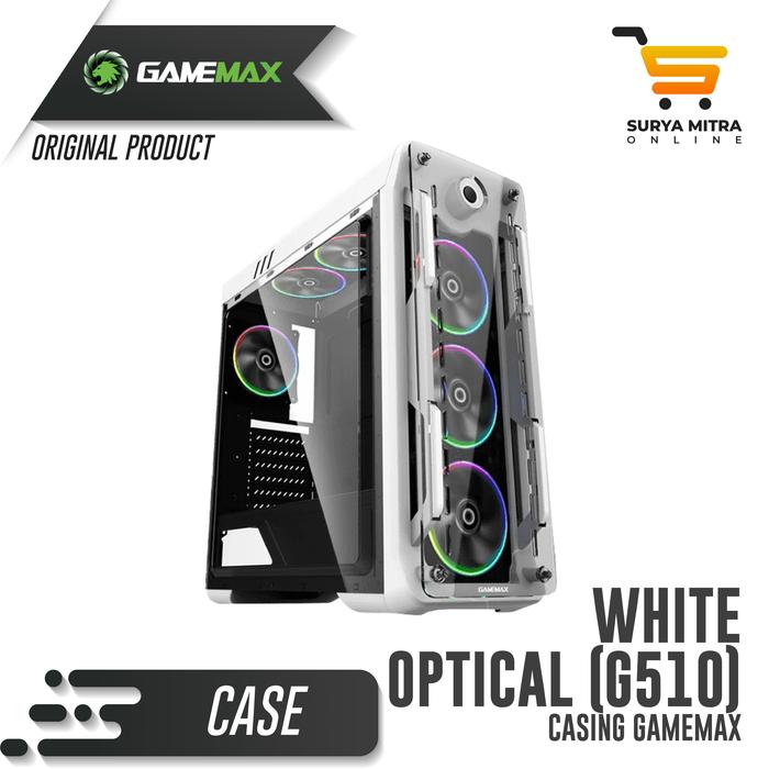 Promo Casing Gamemax Optical G510 White Gaming PC Case Cicil 0% 3x ...