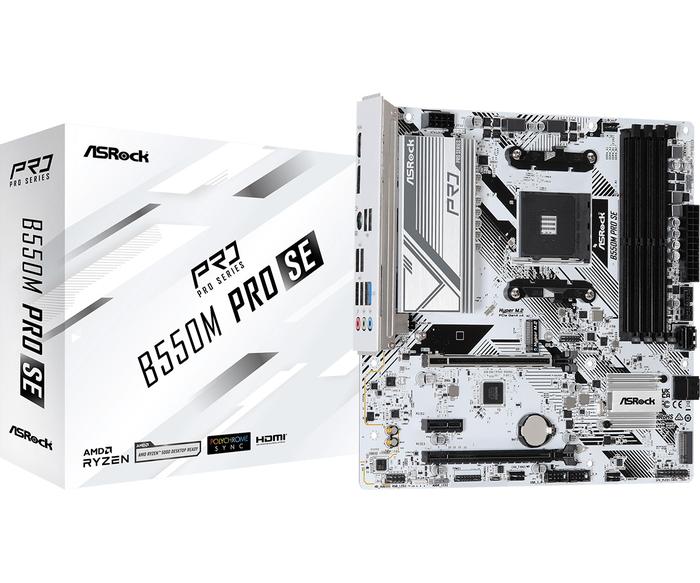 Jual Motherboard Asrock B550m Pro Se - Am4 Amd Pro565 Ddr4 Usb3.2 Sata3 ...