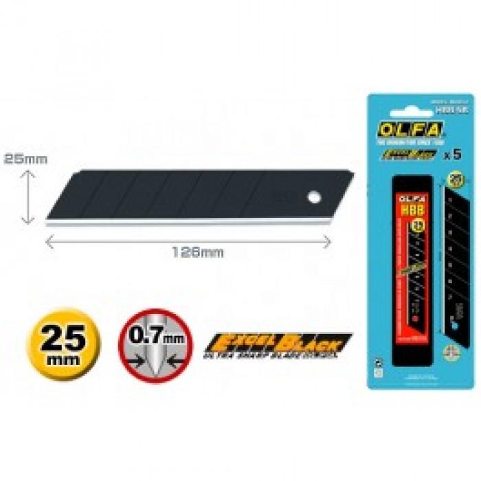 Promo Refill Cutter 25mm HBB-5B OLFA (5pcs per pack) Spare Blade Black - Jakarta Barat - Mega ...