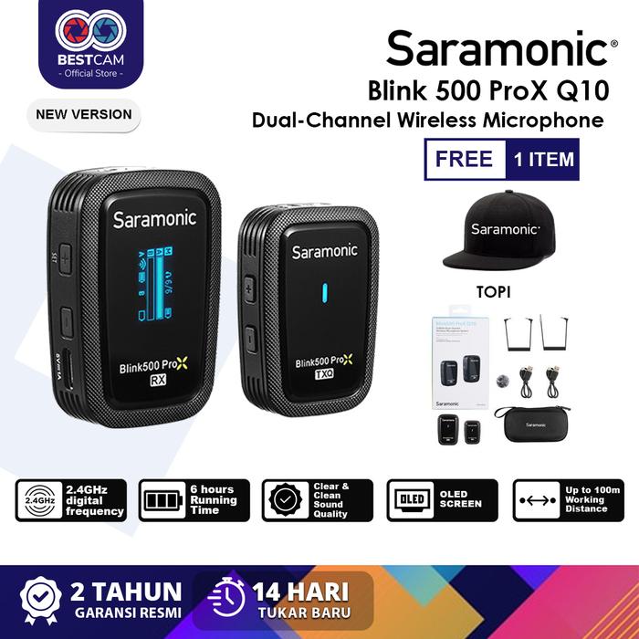 Jual Saramonic Blink 500 Pro X Q10 Q20 Wireless Microphone Prox - Prox ...