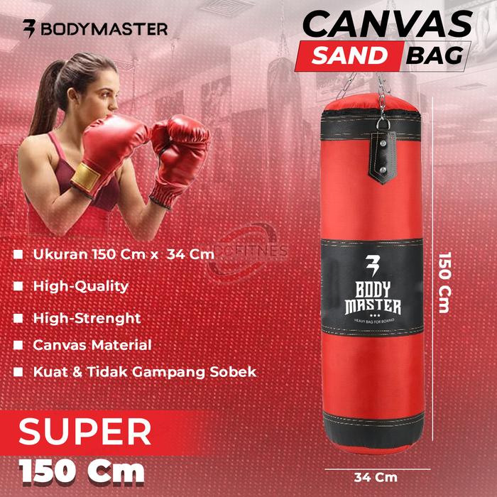 Jual BODYMASTER Samsak Tinju BM-E032 - Sandsack Boxing Bag Canvas ...
