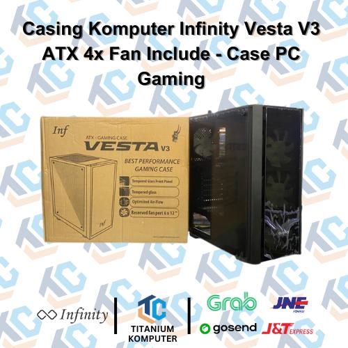 Jual Casing Komputer Infinity Vesta V3 ATX 4x Fan Include - Case PC ...