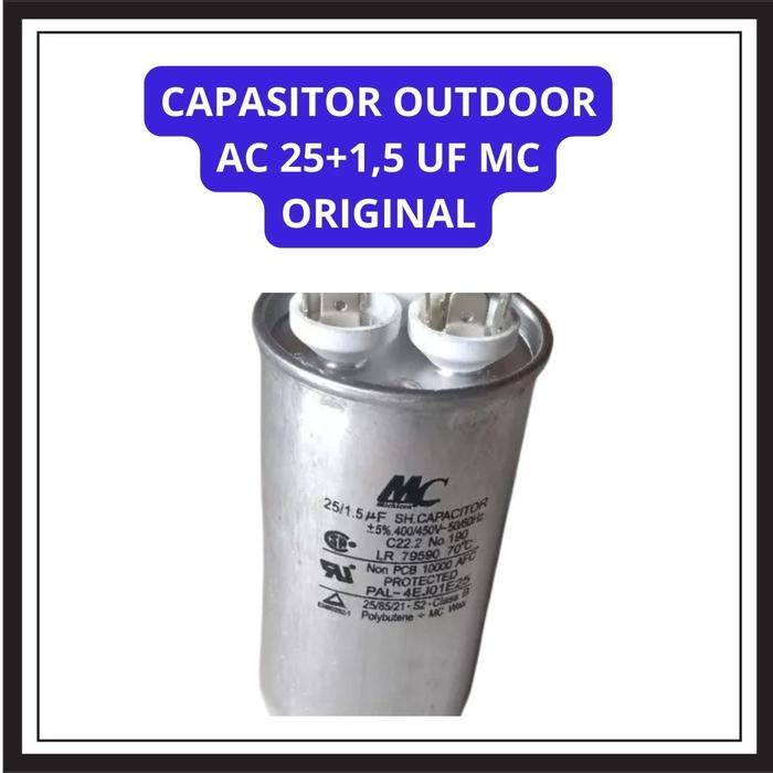 Jual kapasitor AC LG /capasitor outdoor ac 25+1,5 uf MC original - Jakarta Selatan - OBJ ...