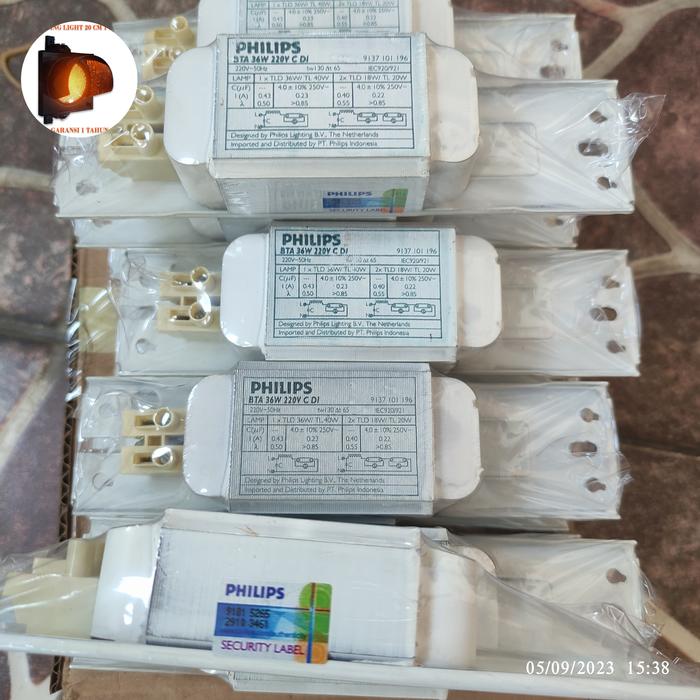 Jual PHILIPS BTA 36W 220V C DI BALLAST LAMPU TL 36 WATT - Jakarta Pusat - E&L W_Shop | Tokopedia