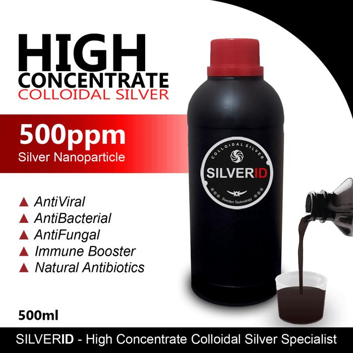 Promo 500ppm Colloidal Silver Nanoparticle, Air Koloidal Perak 500ml - Kab. Pasuruan - Asa Alami ...