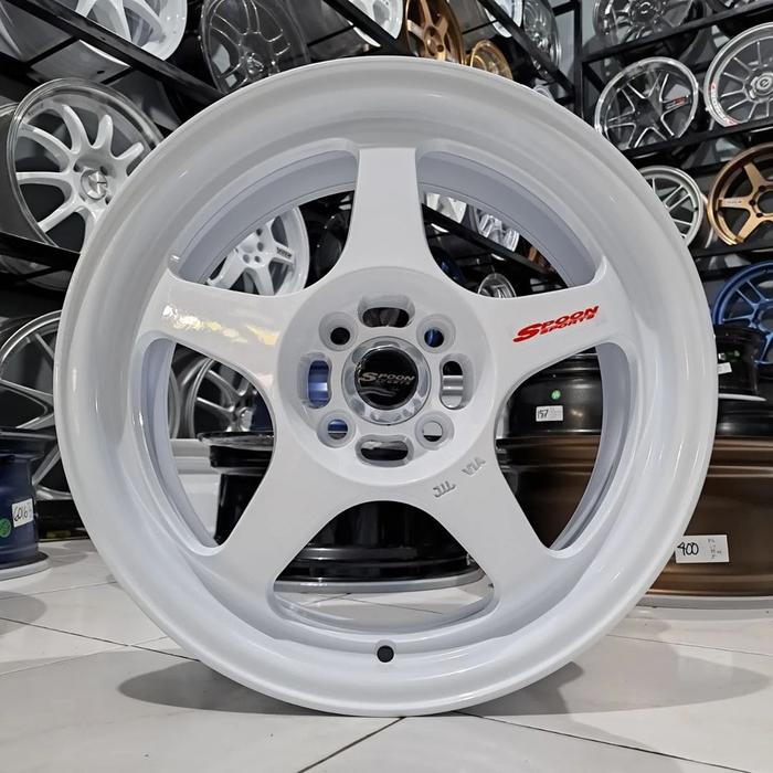 Jual Velg Mobil R16 Spoon Flow Forming Putih, Pcd 4x 100, Baru - Kota ...