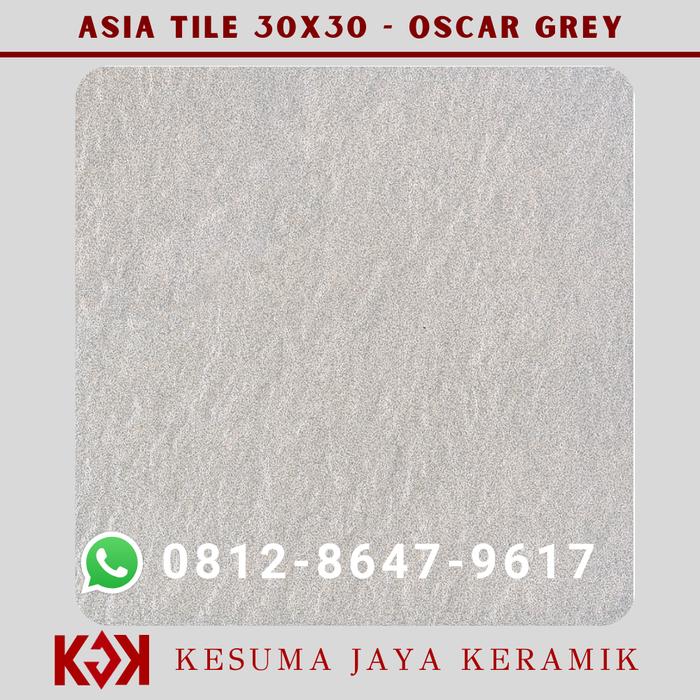 Jual Keramik Kasar 30x30 Asia Tile Oscar Grey Oscar Black Oscar Brown ...
