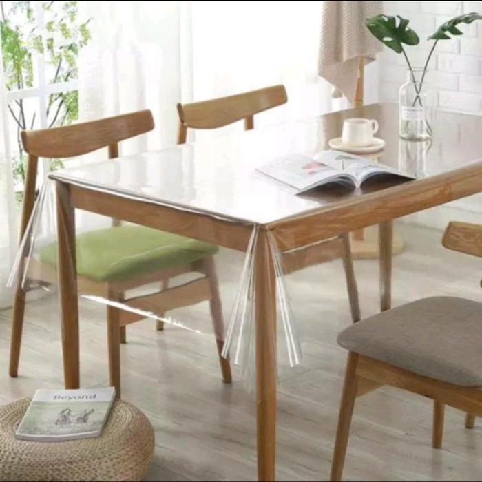 Jual Plastik Bening Tebal Alas Meja Souvenir Sampul Sofa Mika Kaku Lentur - Kaku 0,1 mm ...