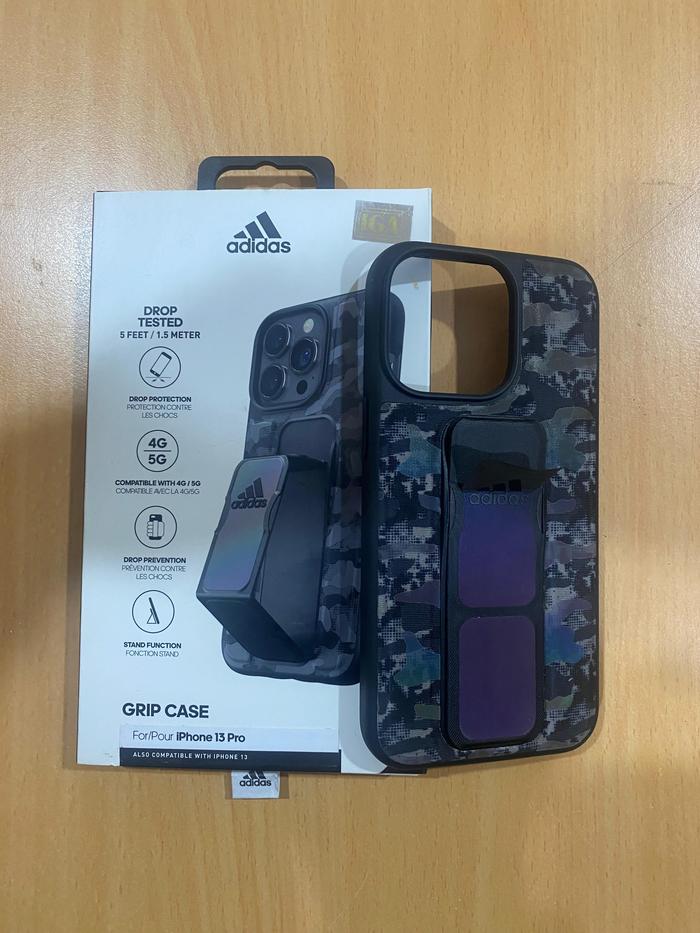 Promo Defect Casing iPhone 13 Pro Adidas Sport Grip Anti Slip Stand ...
